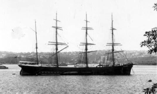 4 masted barque Muscoota